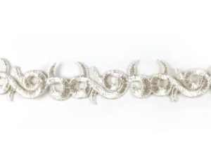 Small Embroidered Scroll | Shine Trim