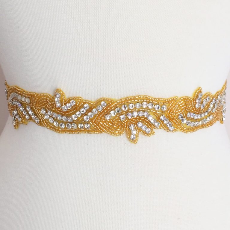 *SALE* Gold Jules Rhinestone Beaded Trim | Shine Trim