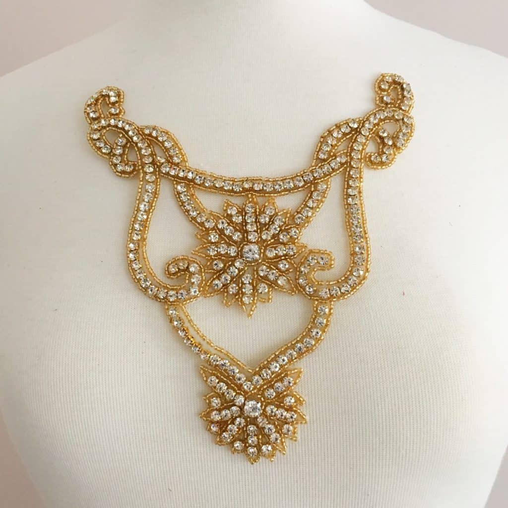 Gold Royal Neckpiece | Shine Trim
