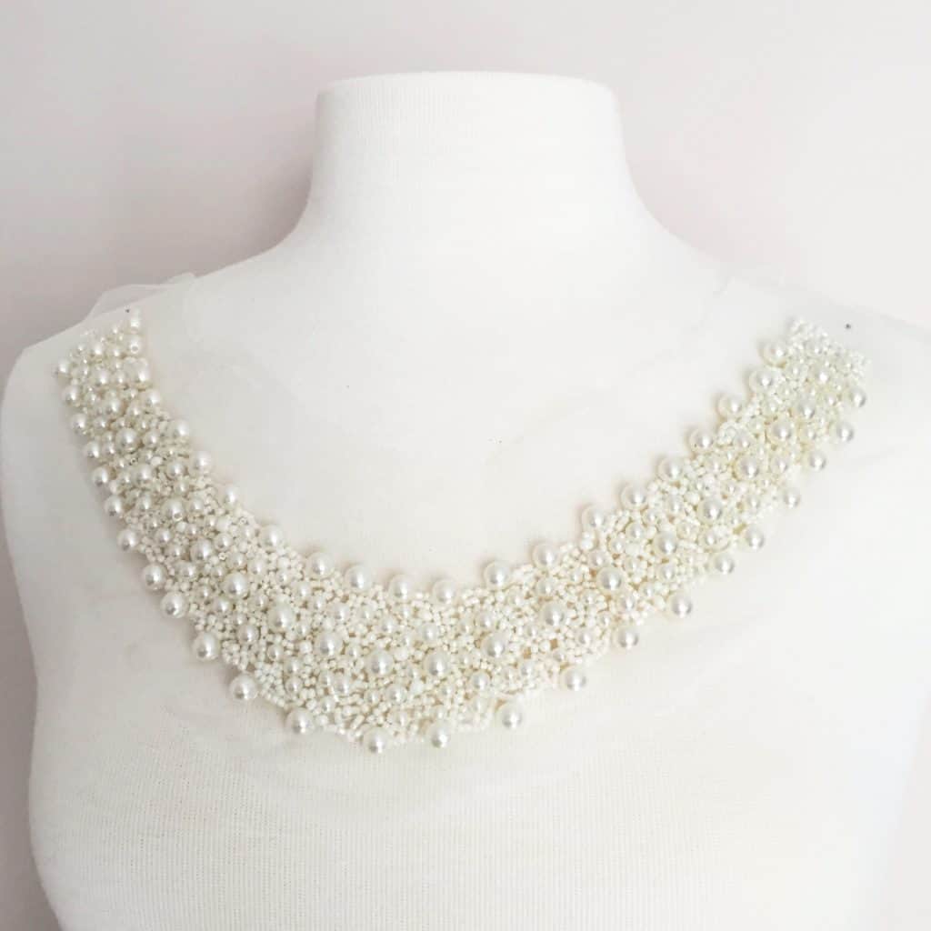 Audrey Pearl Neckline | Shine Trim