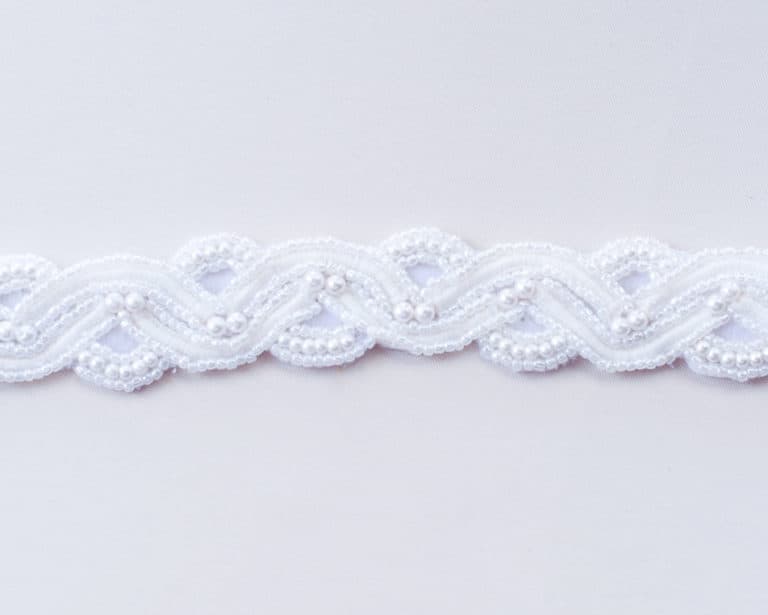 Petit Pearl Floral Trim - Shine Trim