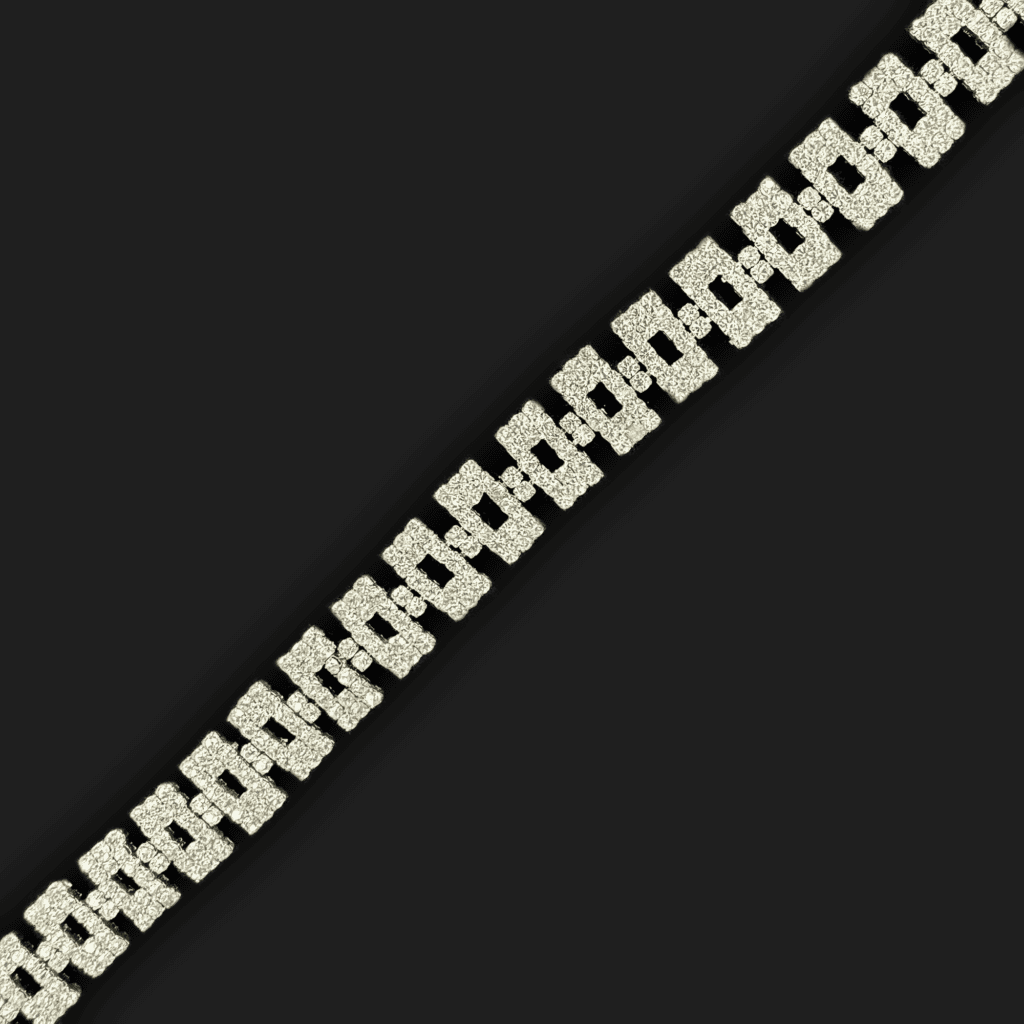 Sparkly Rhinestone Rectangular Chain | Shine Trim
