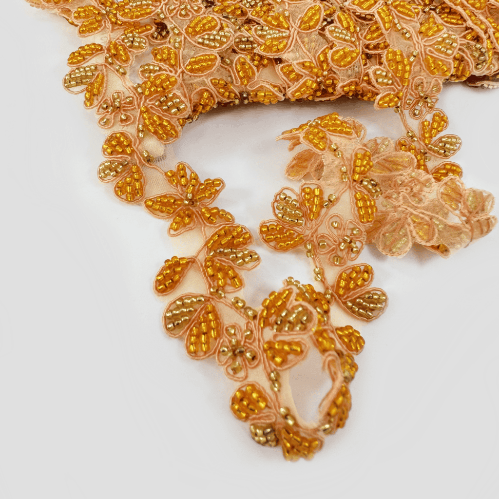 Beaded Floral Trim | Shine Trim