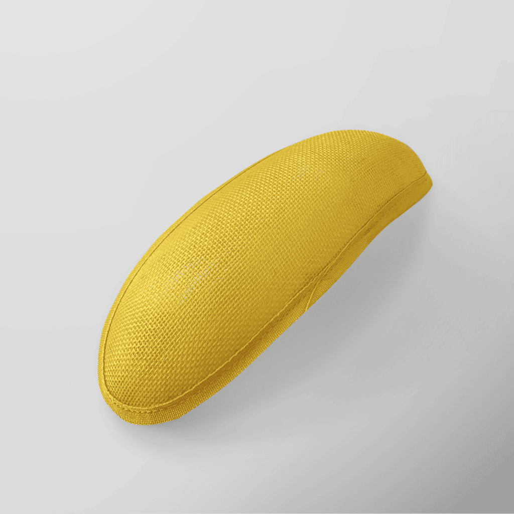 Buckram Rounded Headband Base – 10.25” x 3.6” | Shine Trim